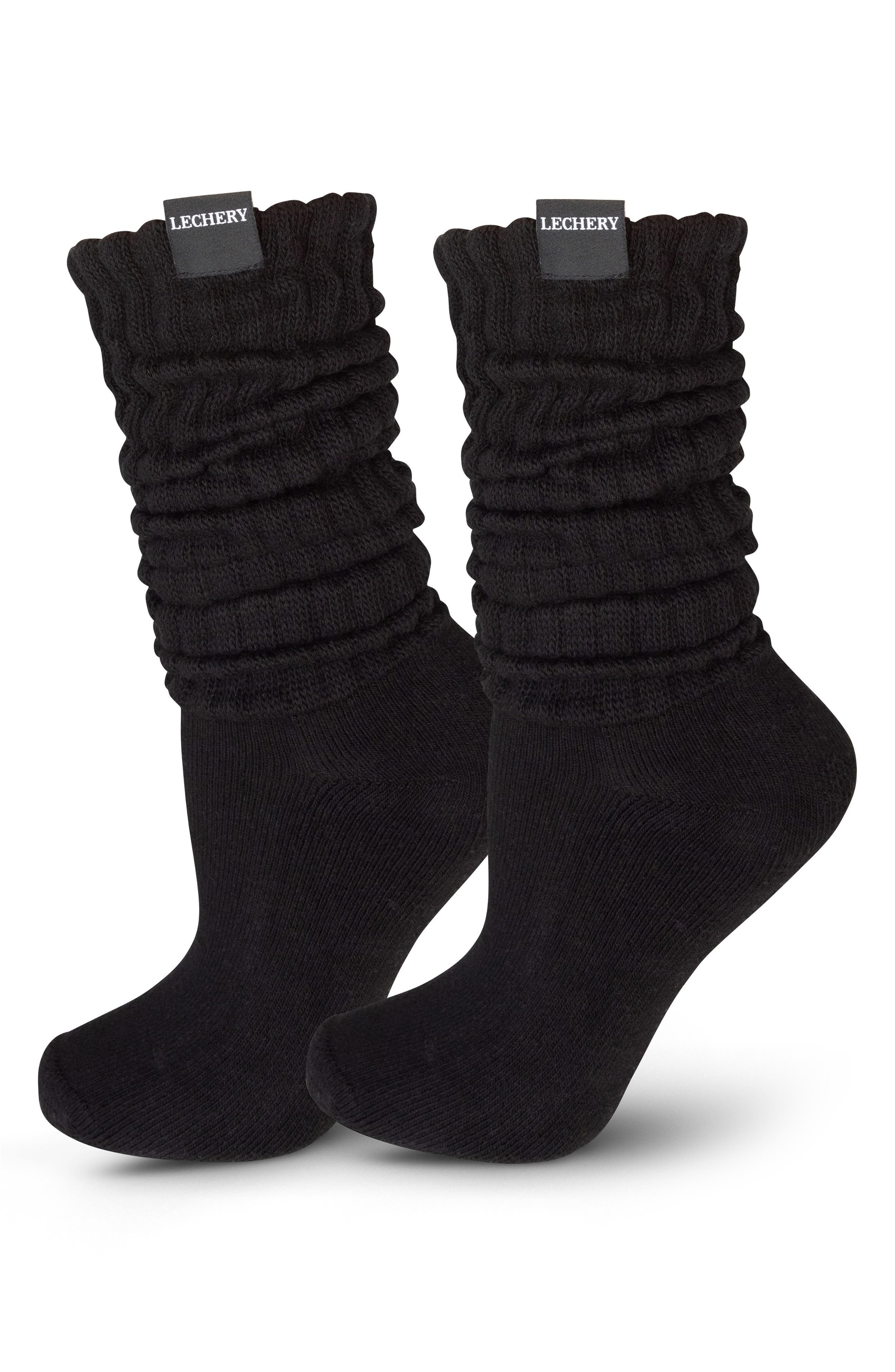 LECHERY® Gender Inclusive Scrunch Crew Socks | Nordstrom