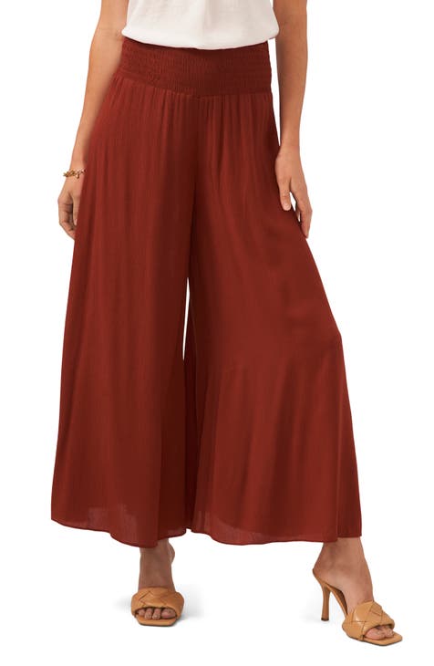 Women's Brown Wide-Leg Pants | Nordstrom