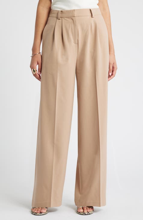 Women's Brown Wide-Leg Pants | Nordstrom