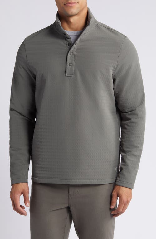 Free Fly Bonded Grid Fleece Pullover in Dark Olive | Smart Closet