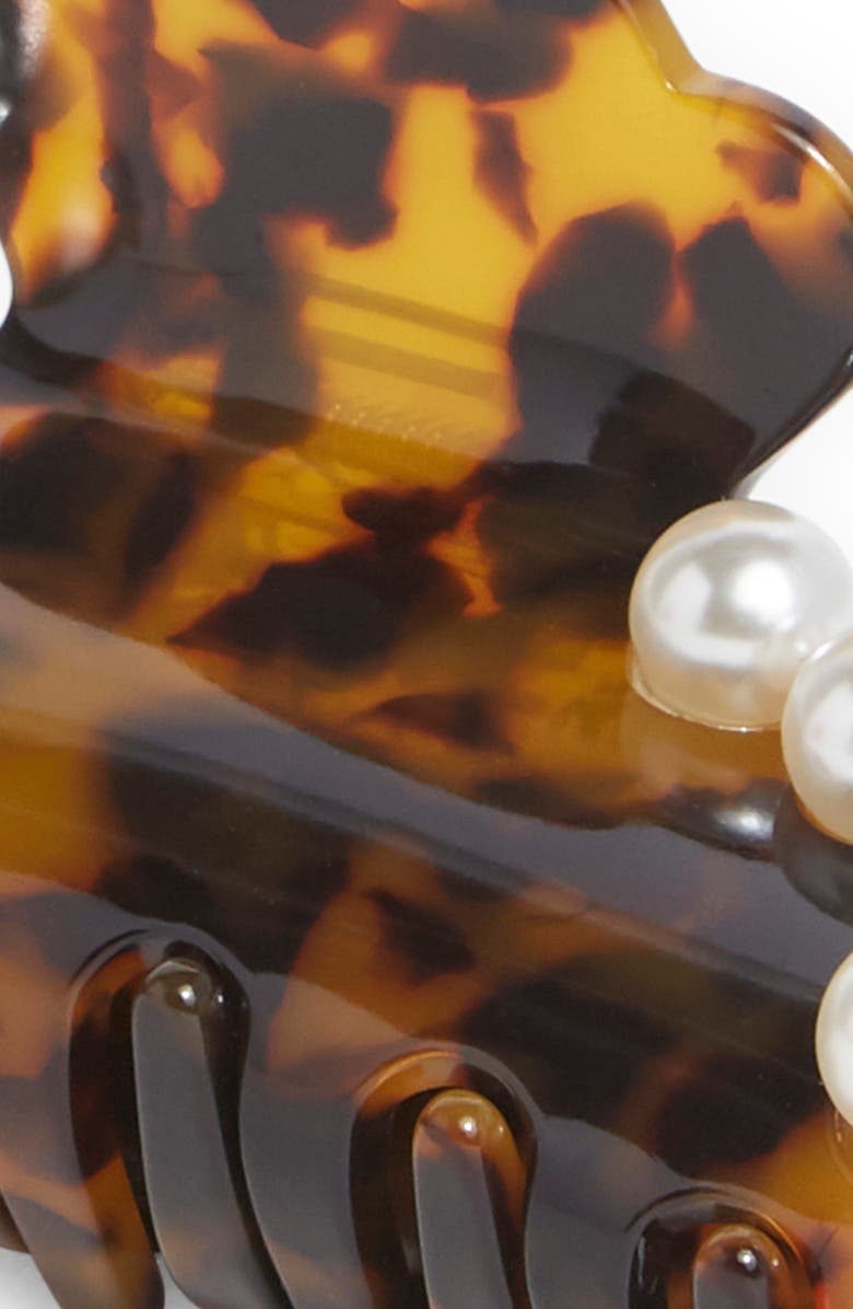 Lele Sadoughi Imitation Pearl Tortoise Hair Clip | Nordstrom