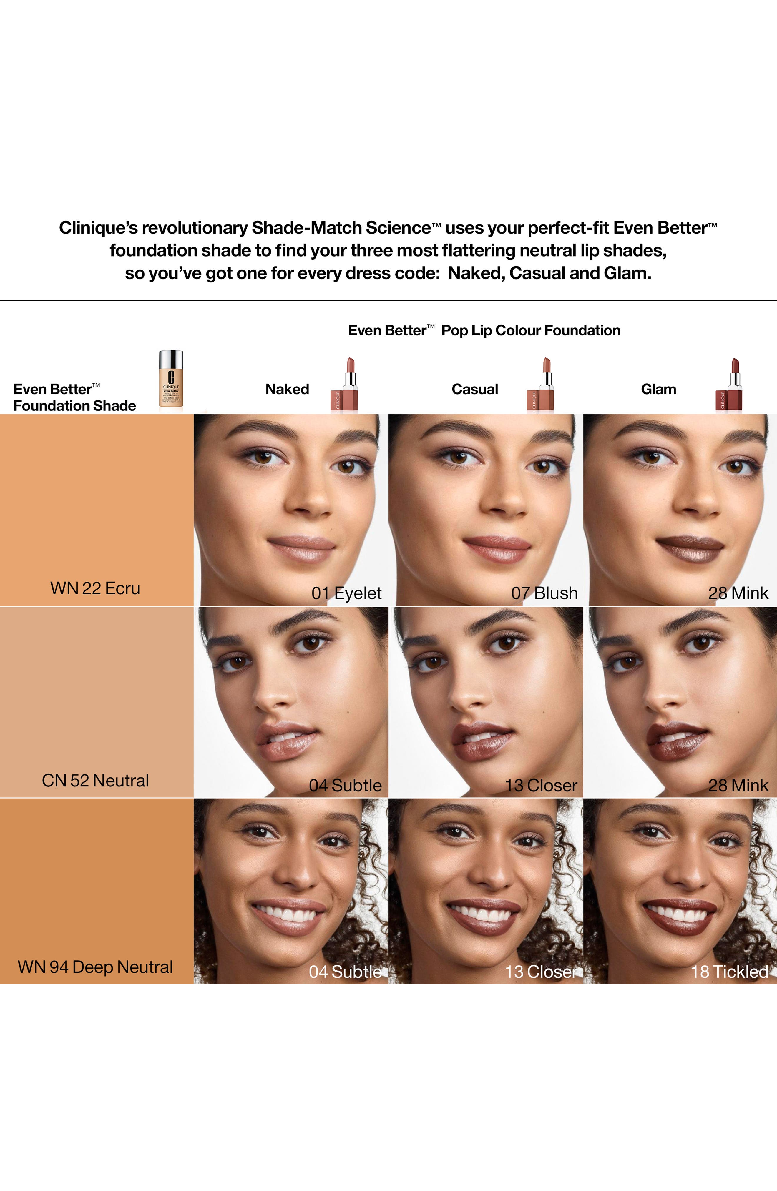 Clinique Even Better Pop Lip Colour Foundation Lipstick | Smart Closet