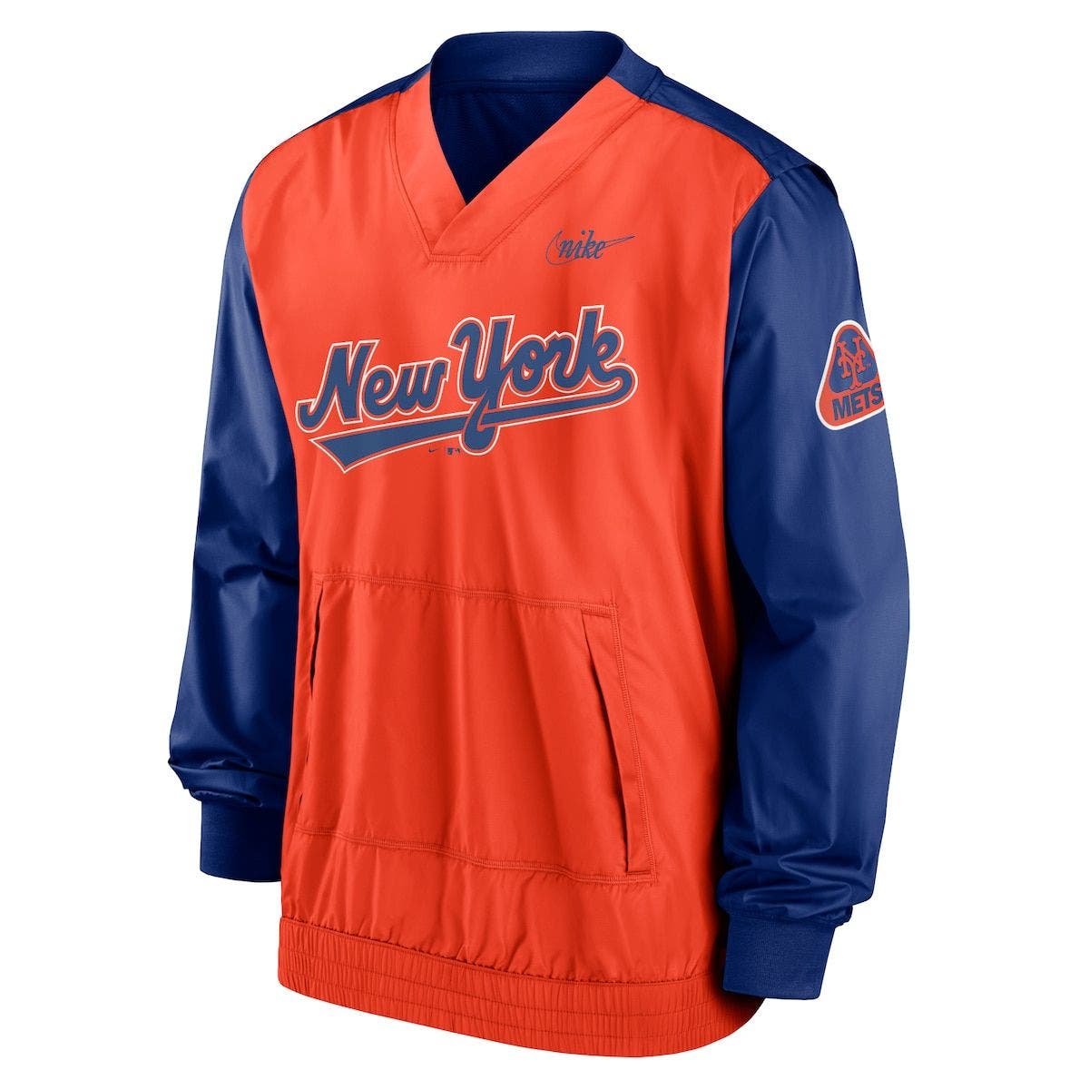 Nike Men's Nike Royal/Orange New York Mets Cooperstown Collection V ...