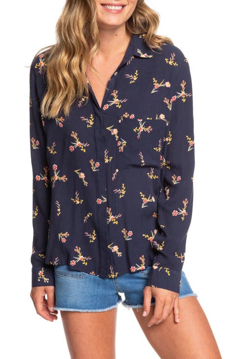 Women's Roxy Button Up Tops | Nordstrom