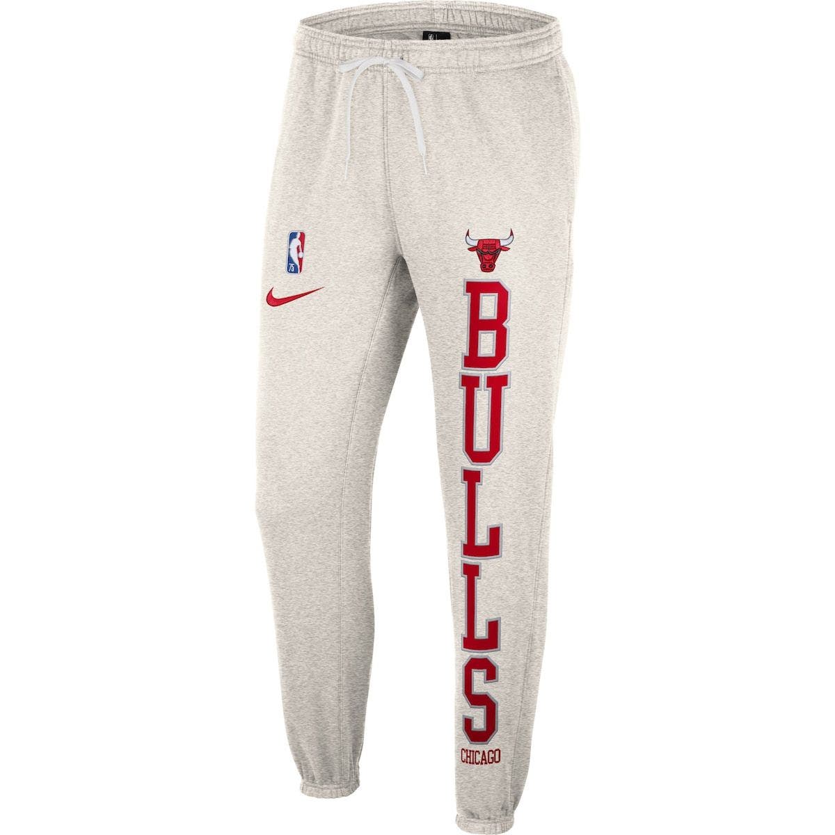 Nike Men's Nike Ash/Red Chicago Bulls 75th Anniversary Courtside Fleece ...