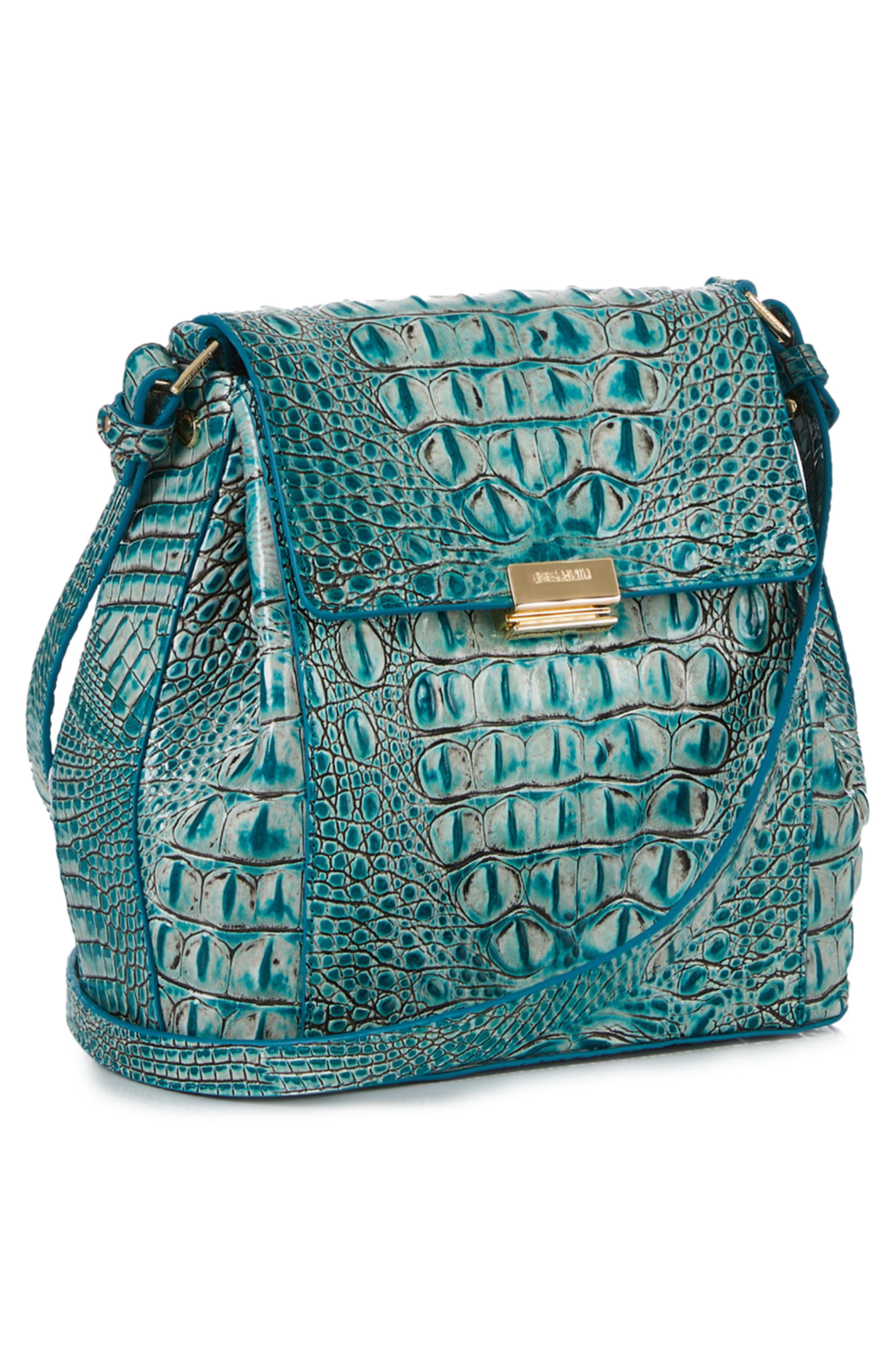 Brahmin Margo Croc Embossed Leather Crossbody Bag | Nordstrom