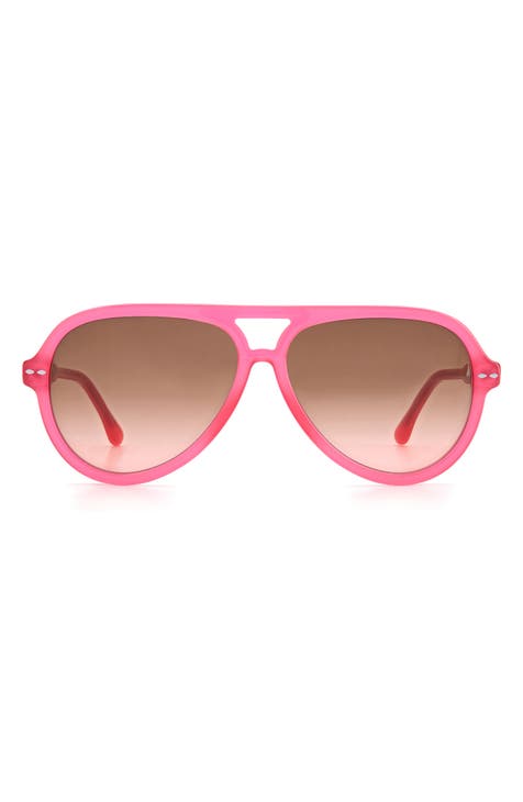 Pink Aviator Sunglasses | Nordstrom