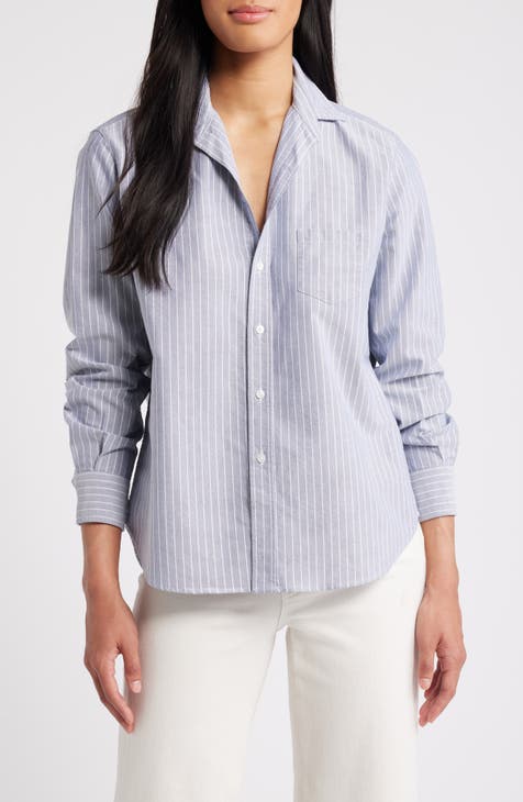 Women's 100% Cotton Button Up Tops | Nordstrom