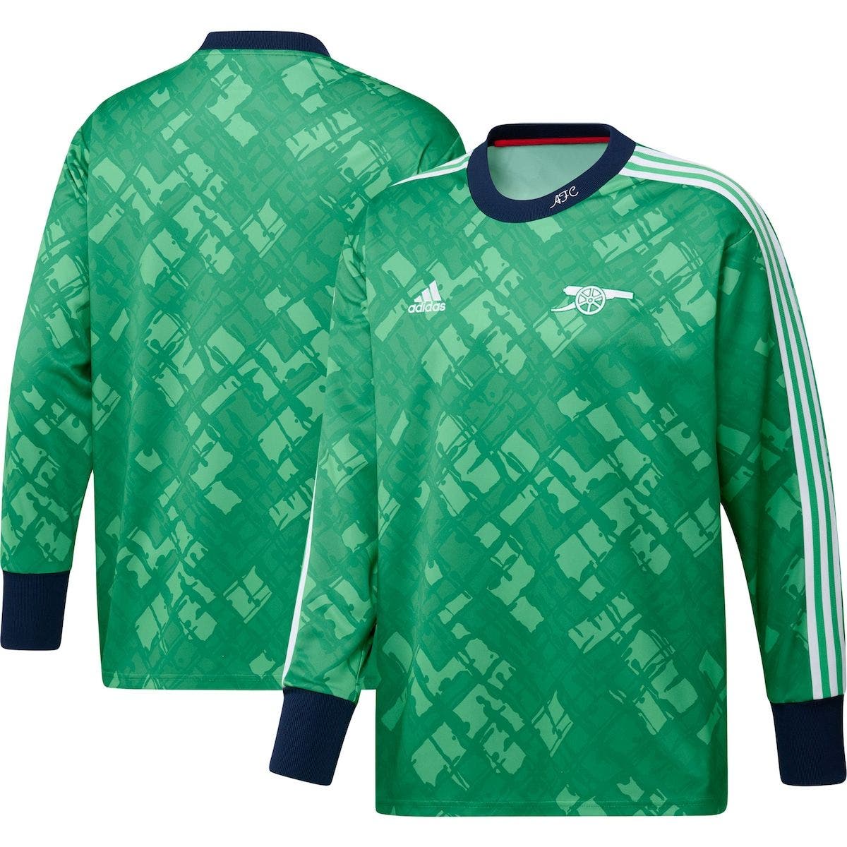 adidas Men's adidas Green Arsenal Authentic Football Icon Goalkeeper ...