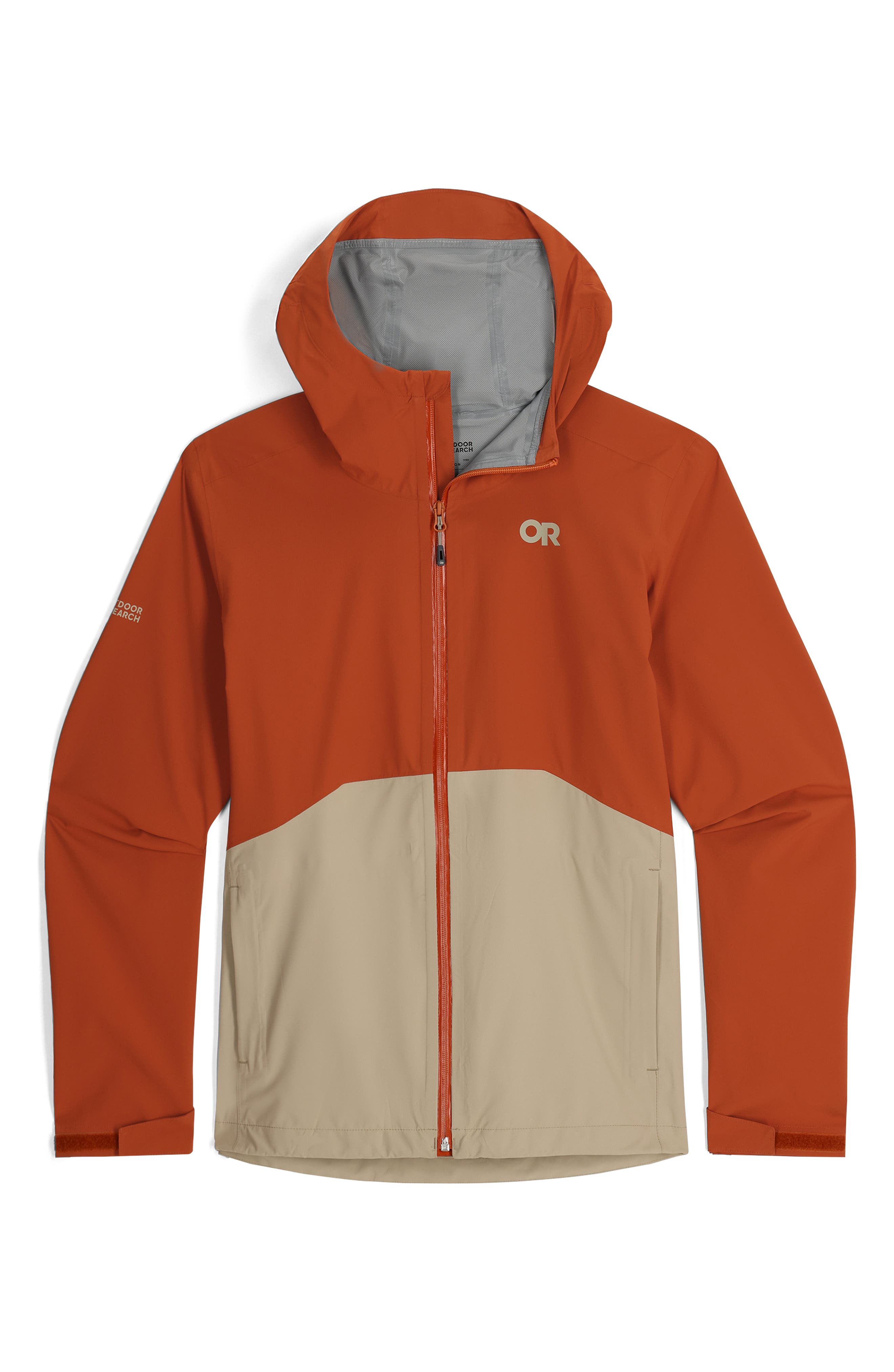 Outdoor Research Stratoburst Packable Rain Jacket in Terracotta Pro ...