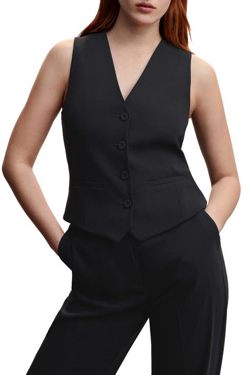 Women's MANGO Vests | Nordstrom