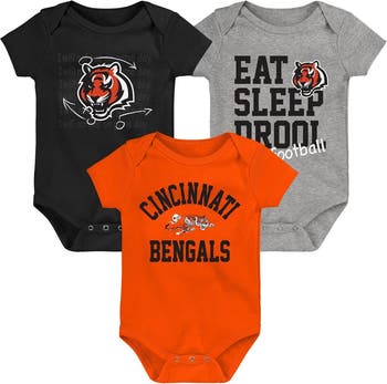 Outerstuff Newborn & Infant Black/Orange/Heather Gray Cincinnati ...