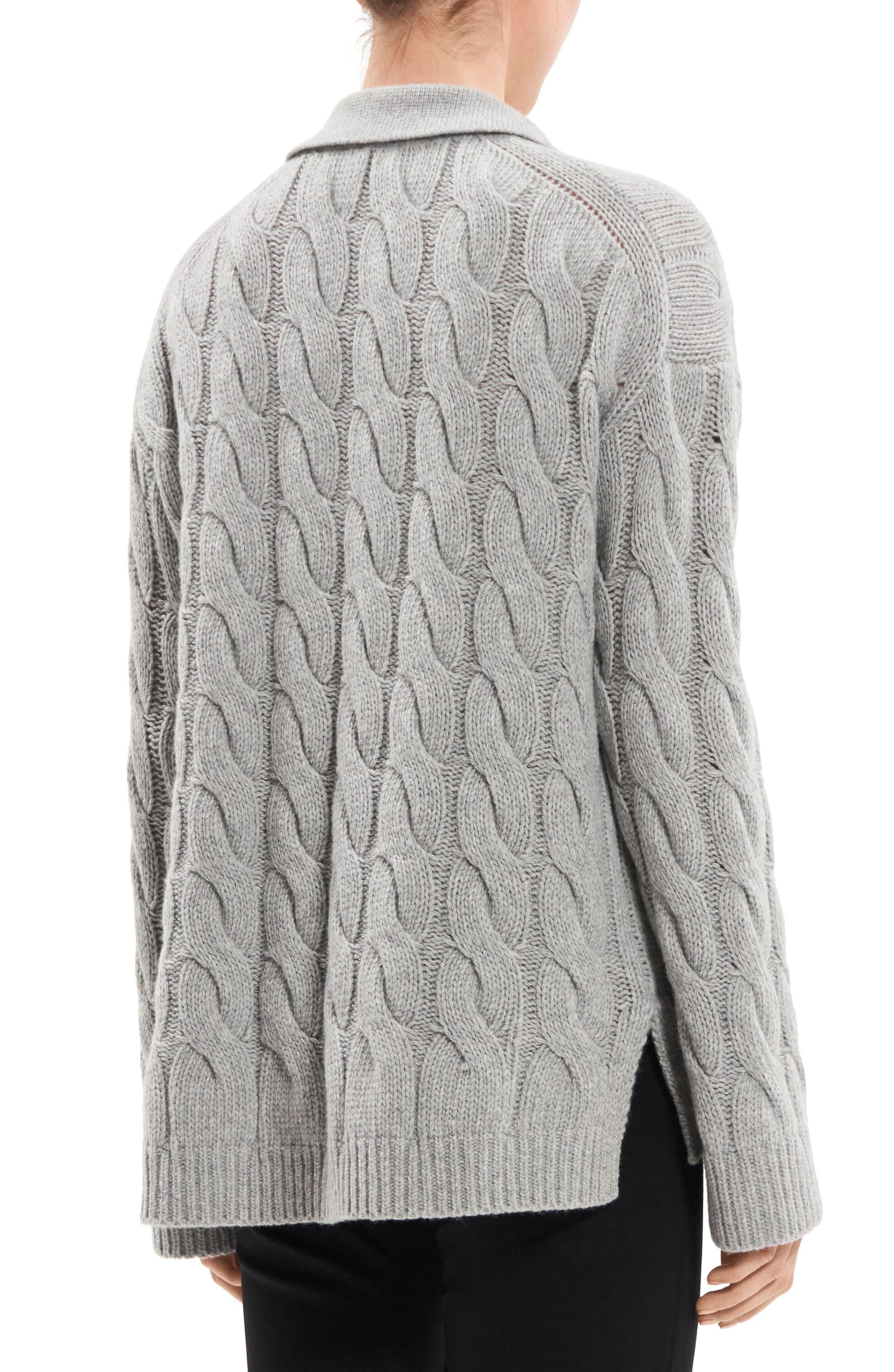 Theory Karenia Cable Knit Wool & Cashmere Sweater | Nordstrom