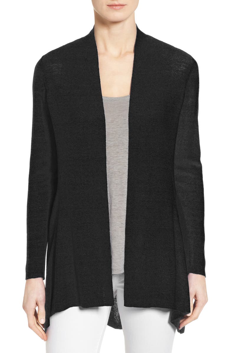 Eileen Fisher Shaped Organic Linen Blend Cardigan (Regular & Petite ... Eileen Fisher Shaped Organic Linen Blend Cardigan (Regular & Petite ...
