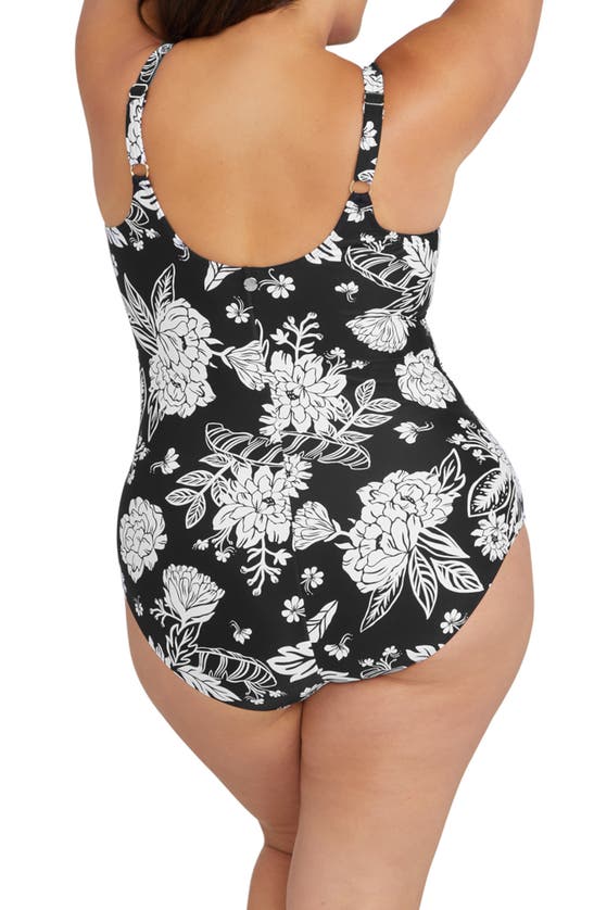 Artesands Plus Size Delacroix One Piece Swimsuit In Black Modesens