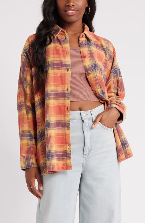 Women's Red Flannel Shirts | Nordstrom