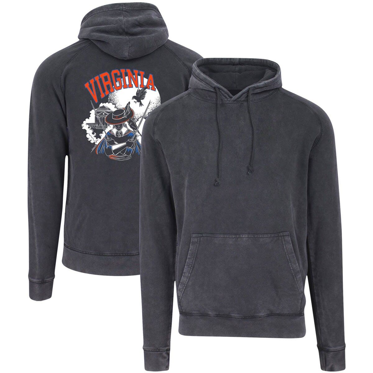 IMAGE ONE Men's Black Virginia Cavaliers Haunted Campus Cavalier Spooky ...