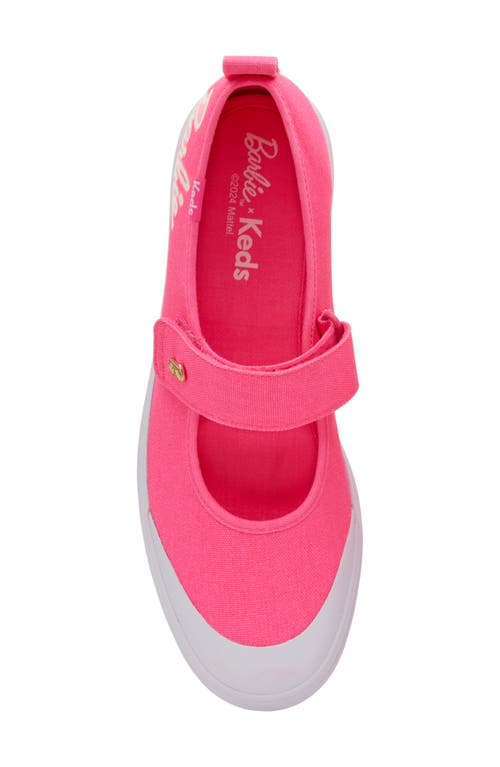Keds Women's X Barbie Lug Mary Jane Canvas Sneakers In Bright Pink ...