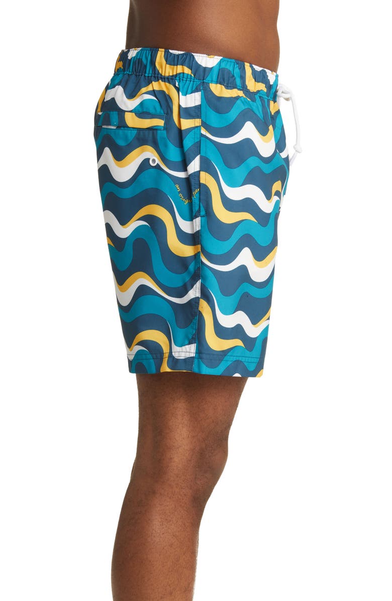 Original Penguin Recycled Polyester Blend Swim Trunks | Nordstrom