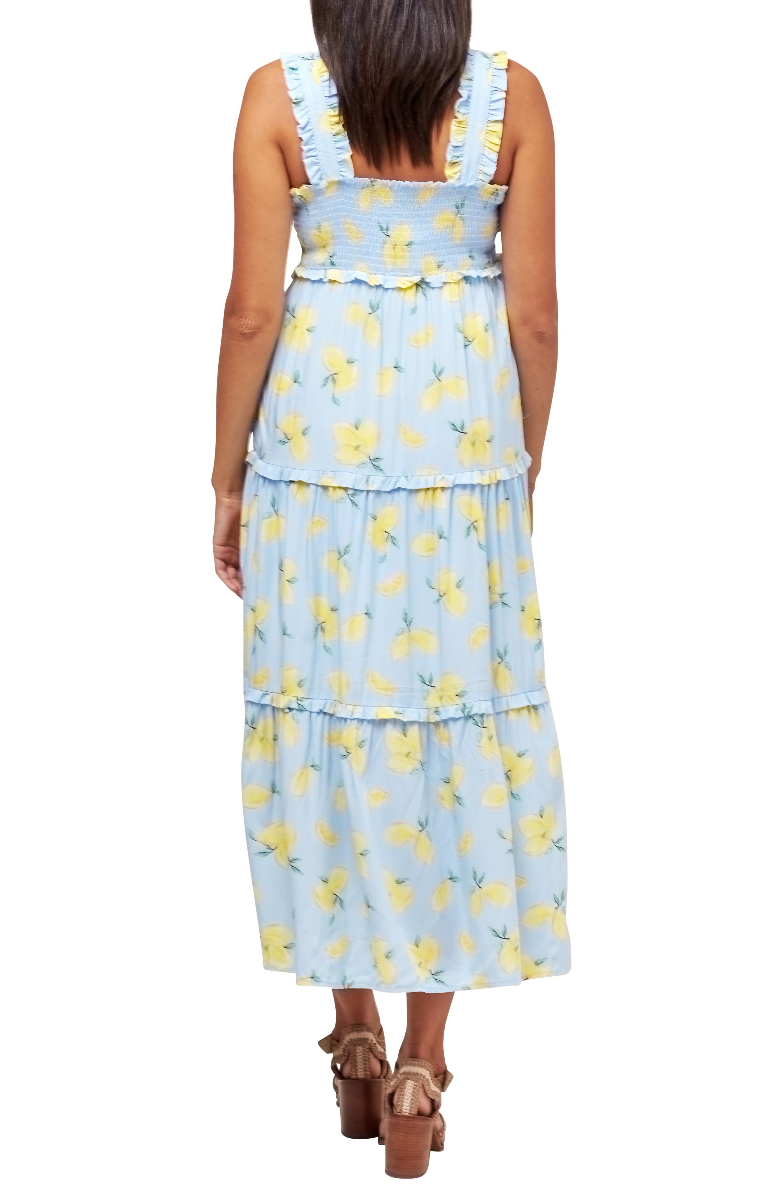 Nom Maternity Emma Maternity/Nursing Midi Sundress | Nordstrom