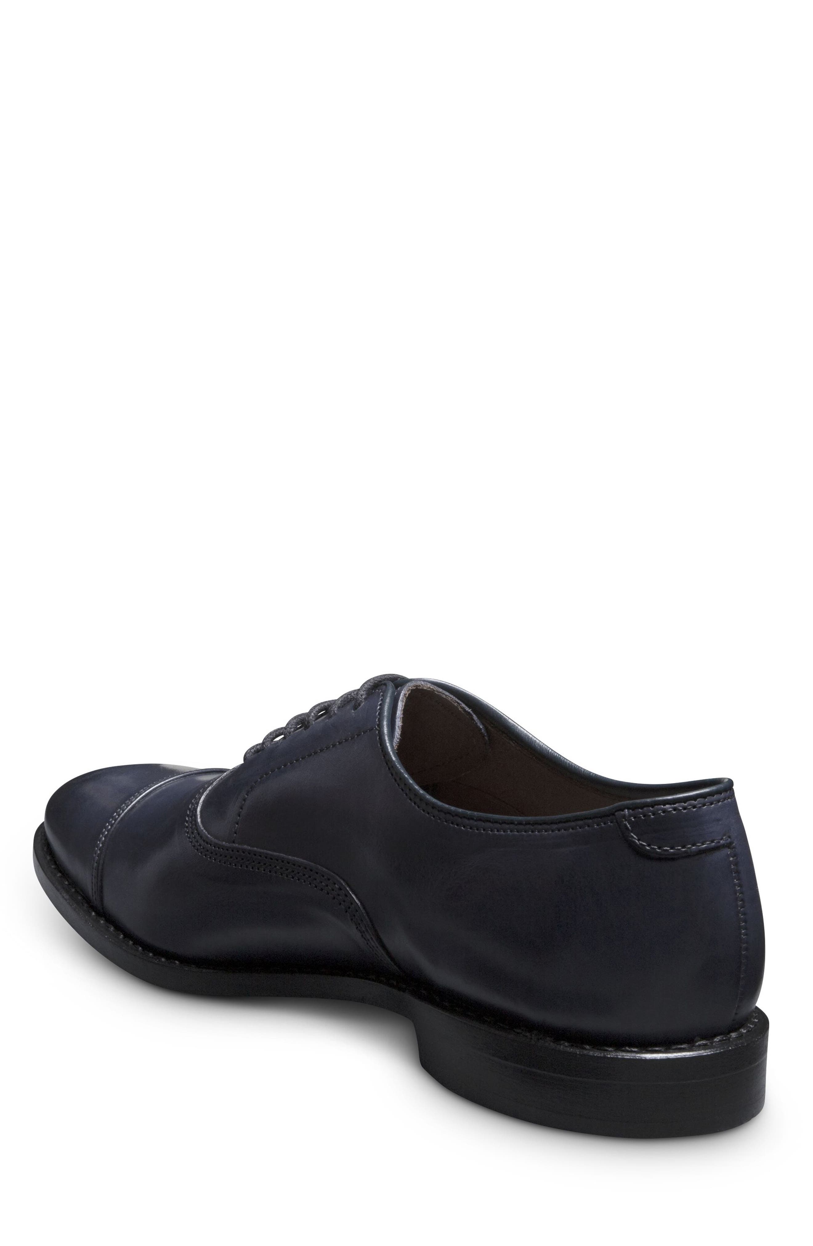 Allen Edmonds Park Avenue Cap Toe Oxford in Navy | Smart Closet