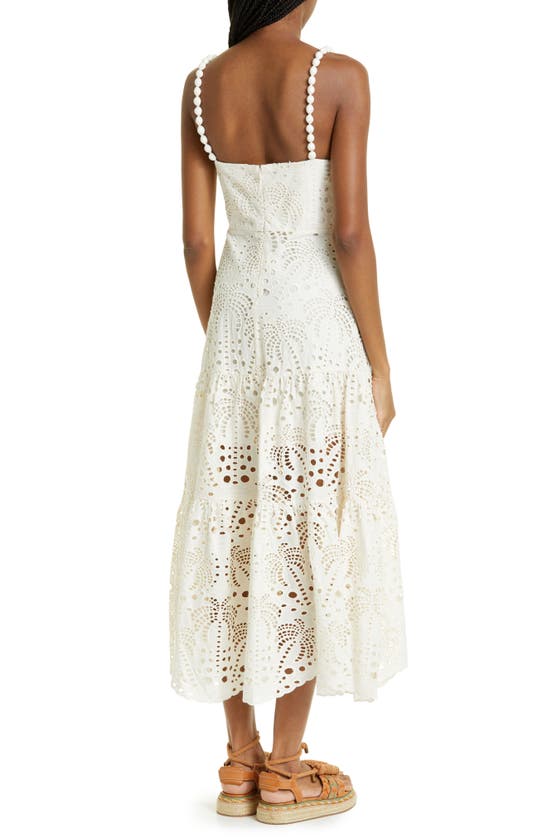 Farm Rio Palm Tree Richilier Sundress In Off-white | ModeSens