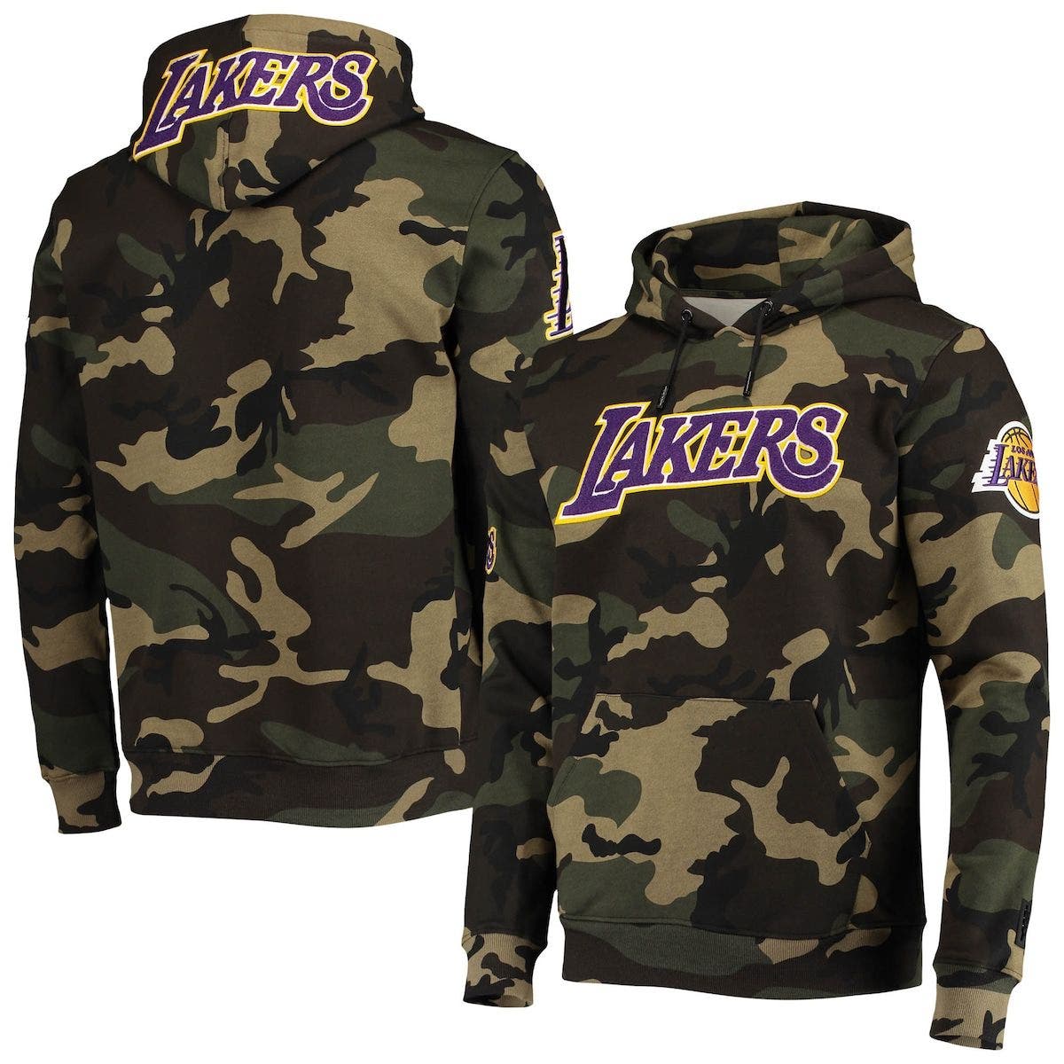 PRO STANDARD Men's Pro Standard Camo Los Angeles Lakers Team Pullover ...