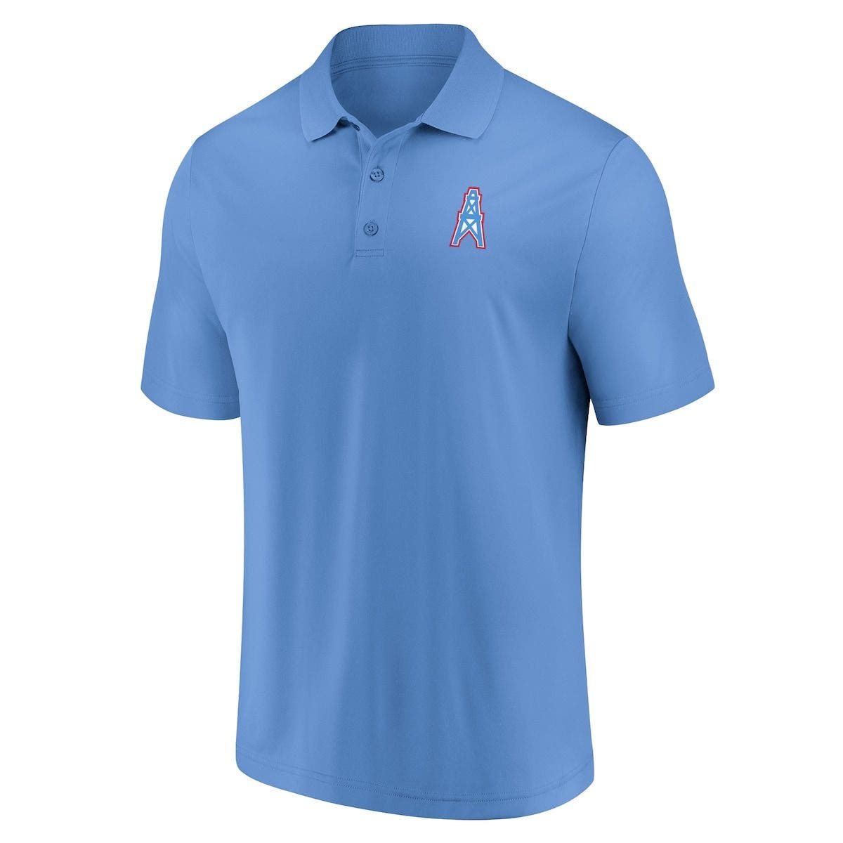 FANATICS Men's Fanatics Branded Light Blue/Silver Houston Oilers Home ...