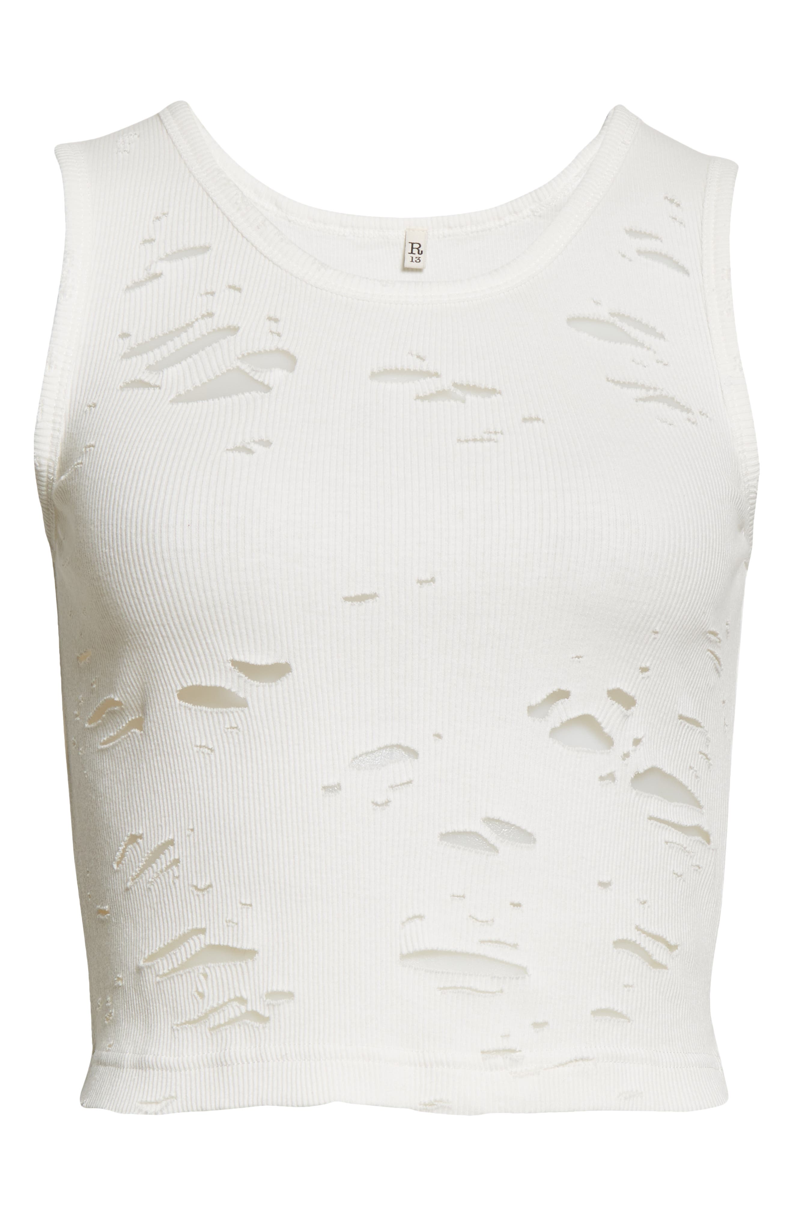 R13 Women's Distressed Cotton Tank | Nordstrom
