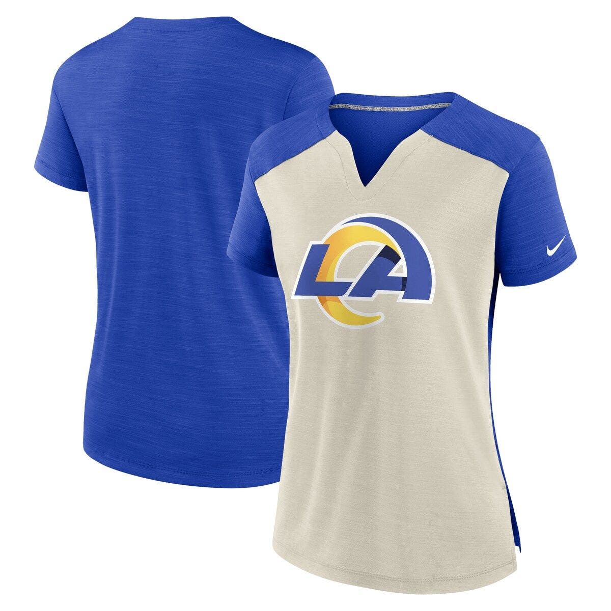 Nike Women's Nike Bone/Royal Los Angeles Rams Impact Exceed Performance ...