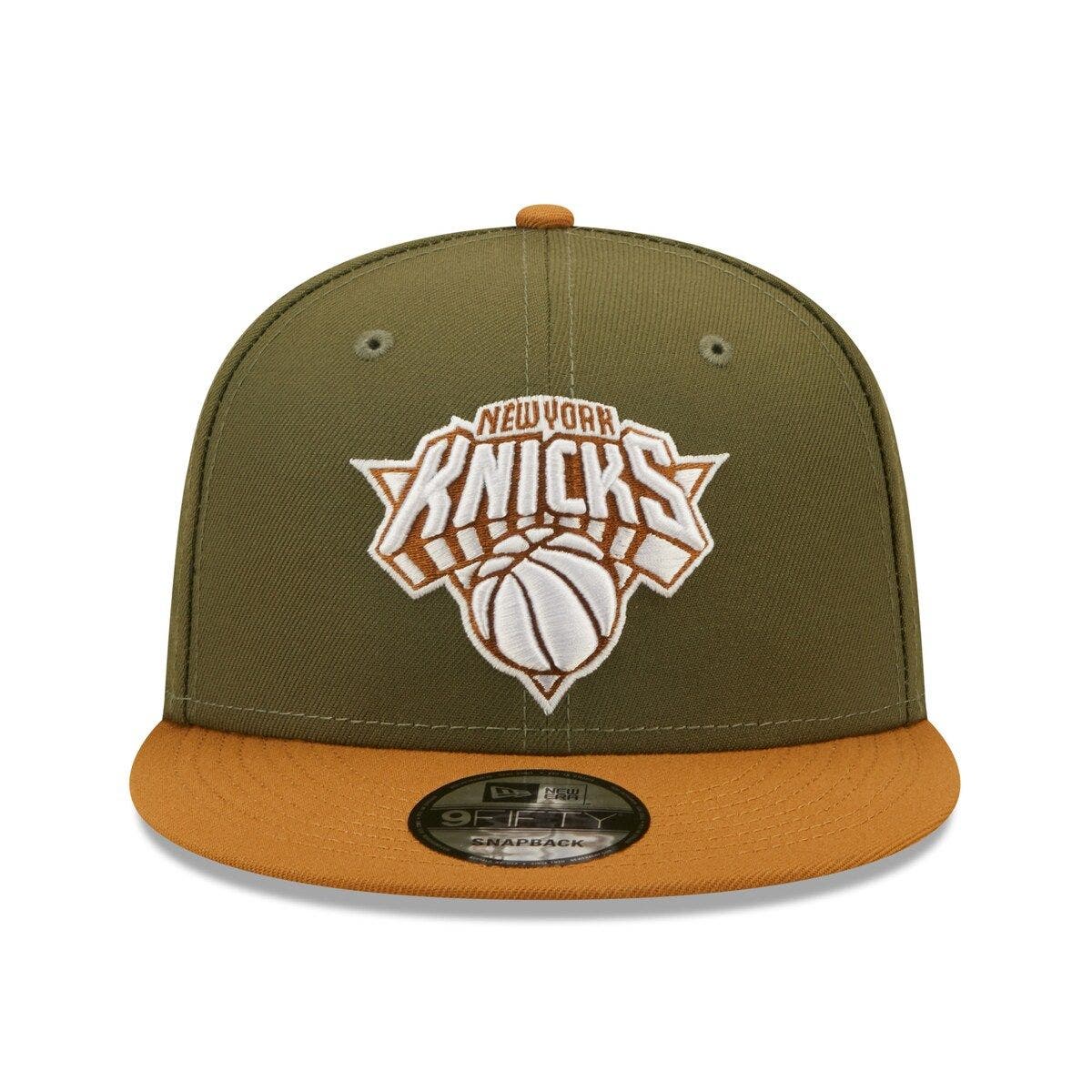 New Era Men's New Era Olive/Brown New York Knicks Two-Tone Color Pack ...