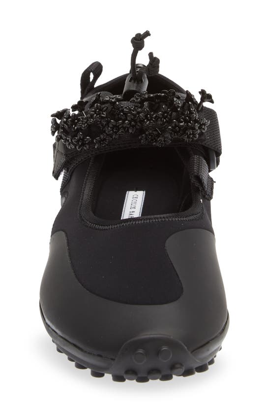 Cecilie Bahnsen Sara Engineered Flat In Black/ Black | ModeSens