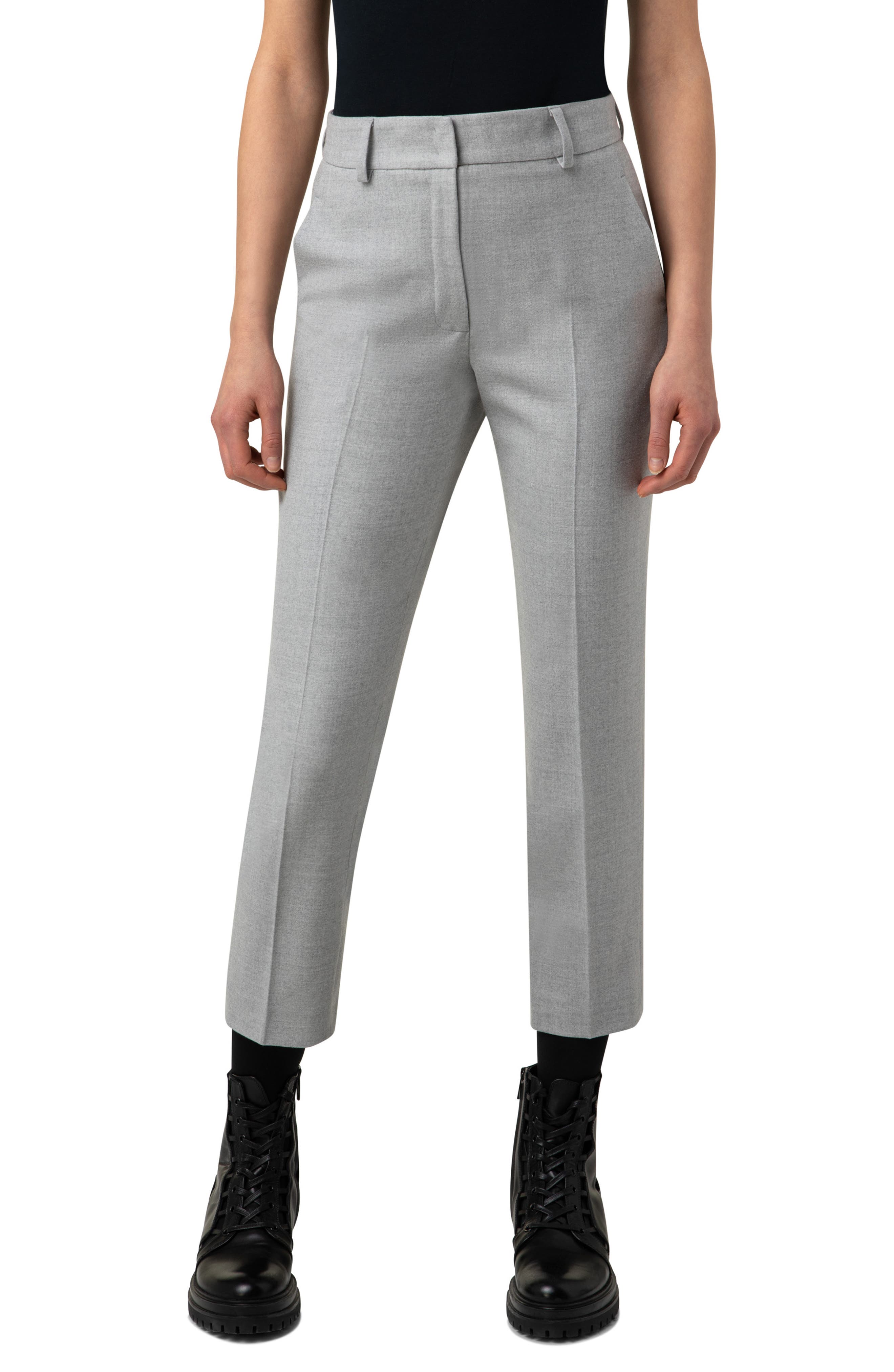 EAN 7613245903420 - Women's Akris Wool Stretch Flannel Crop Pants, Size ...