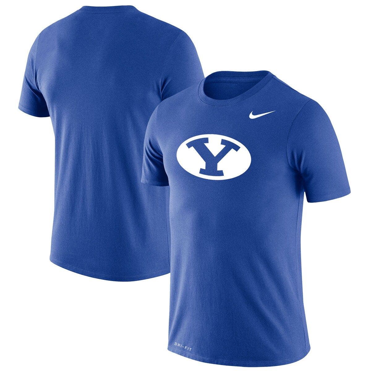 Nike Men's Nike Royal BYU Cougars School Logo Legend Performance T ...