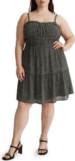 Madewell Sophia Micro Daisy Tiered Sundress | Nordstromrack