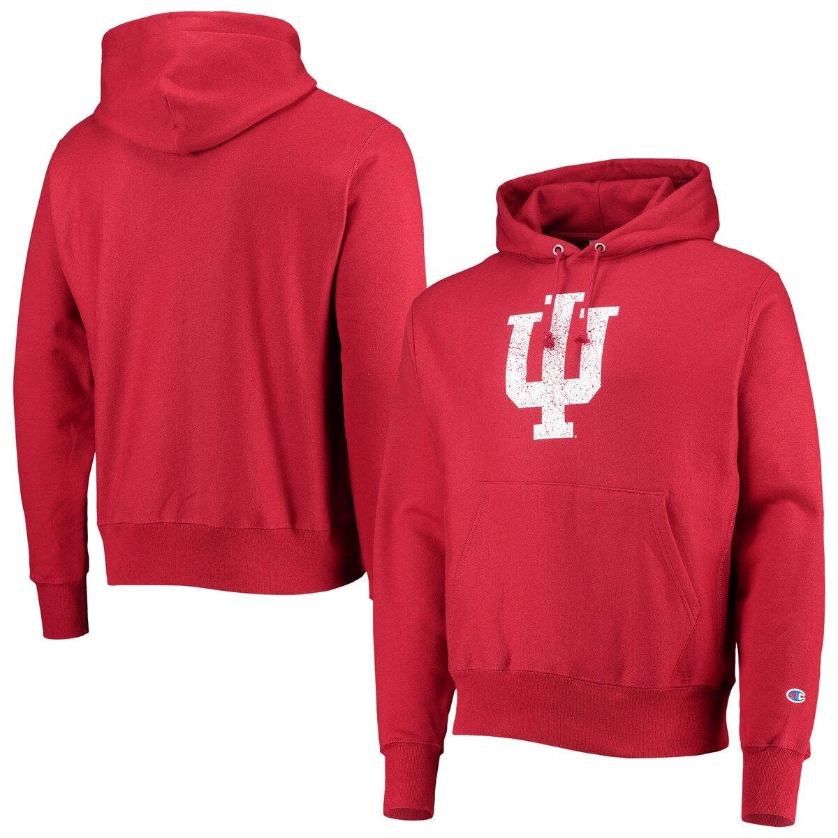 Champion Men's Champion Crimson Indiana Hoosiers Vault Logo Reverse ...