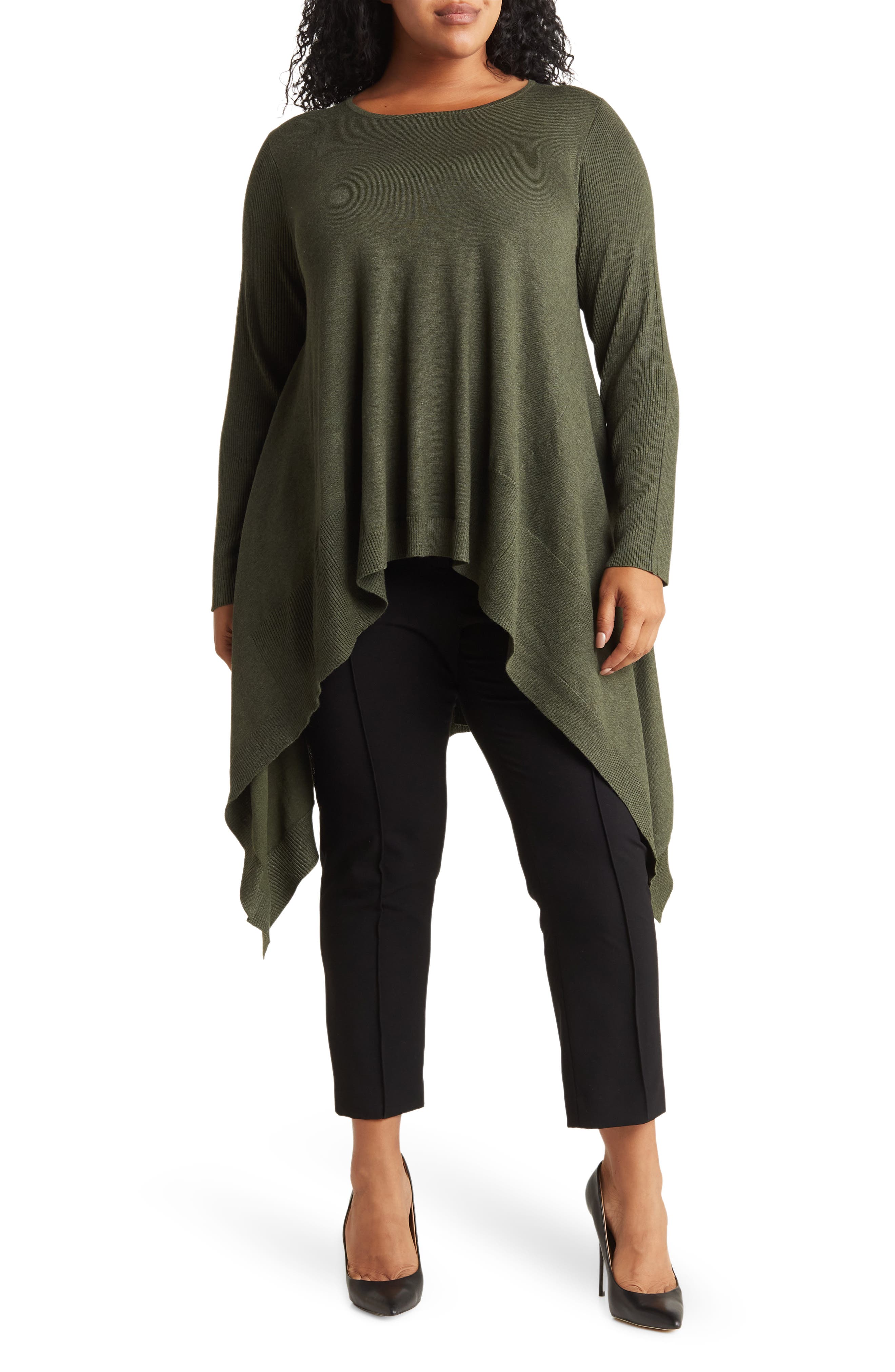 CYRUS Asymmetrical Long Sleeve Sweater | Nordstromrack