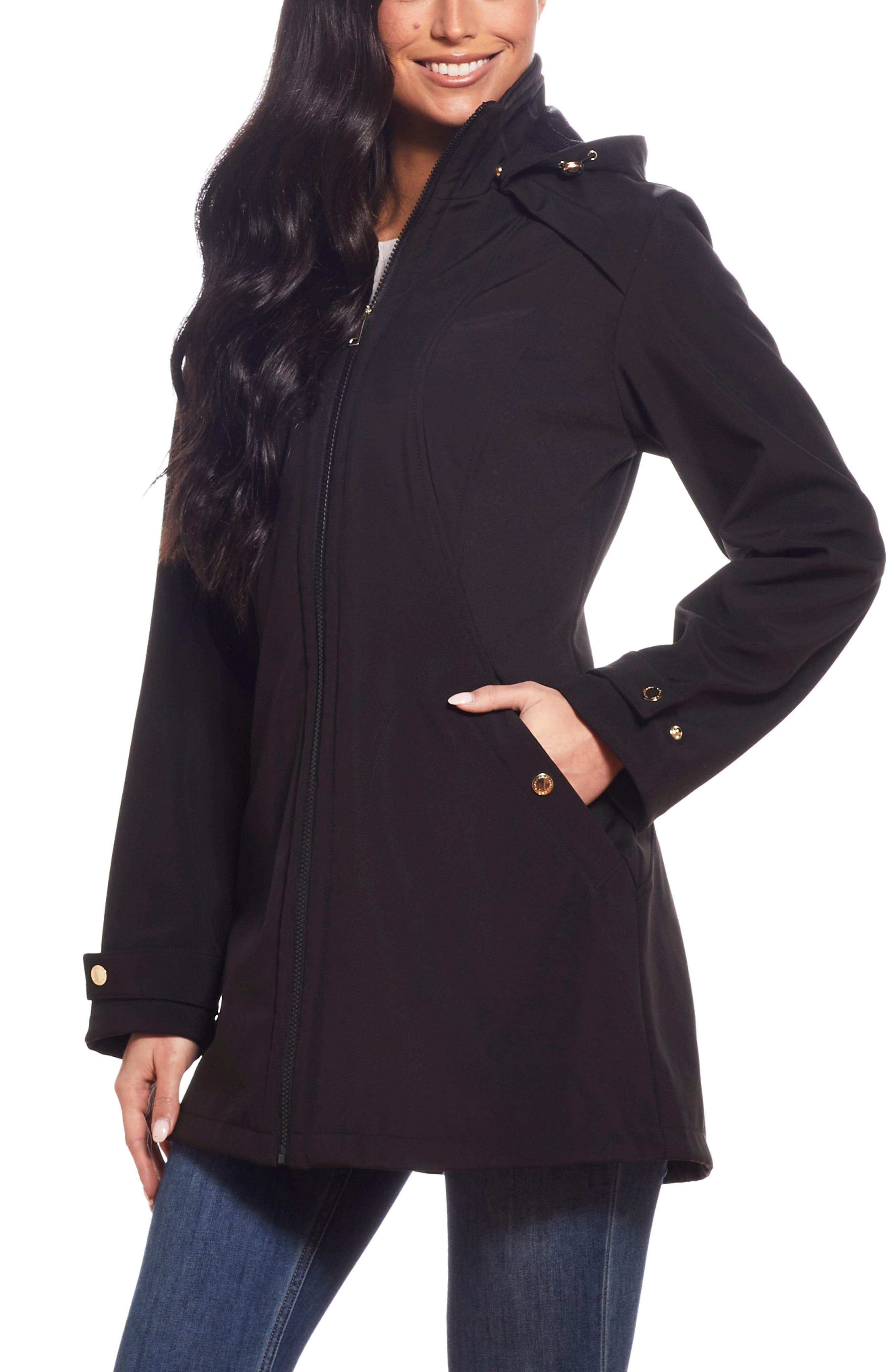 Gallery Water Resistant Hooded Jacket | Nordstrom