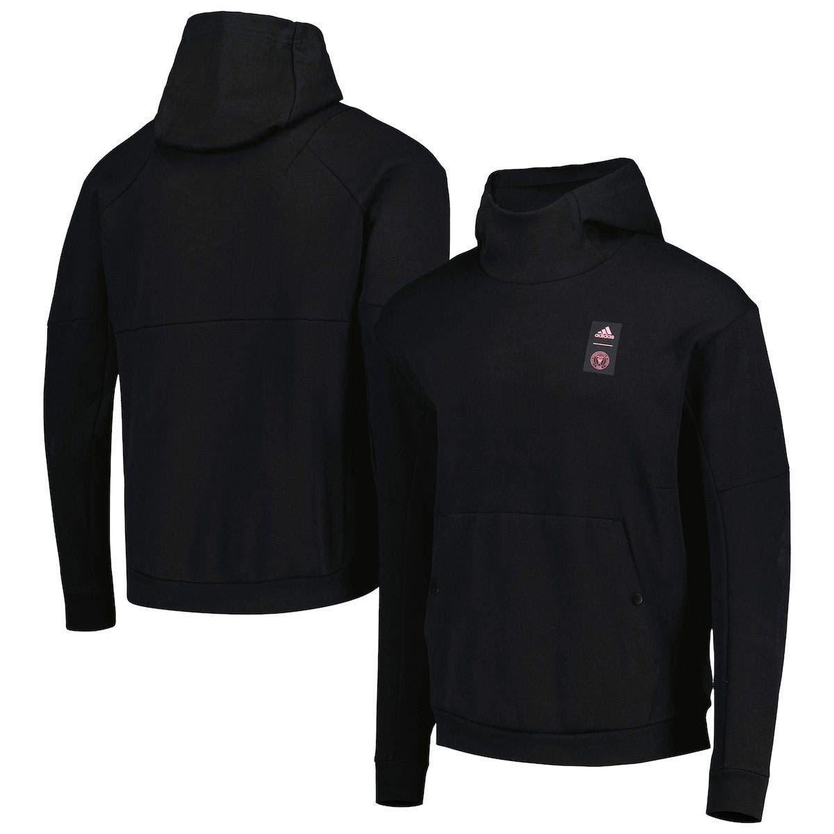 adidas Men's adidas Black Inter Miami CF 2023 Player Travel Pullover ...