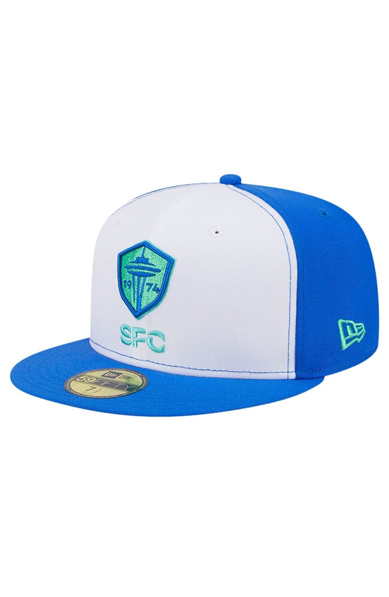 New Era Men's New Era White/Blue Seattle Sounders FC 2024 Kick Off ...
