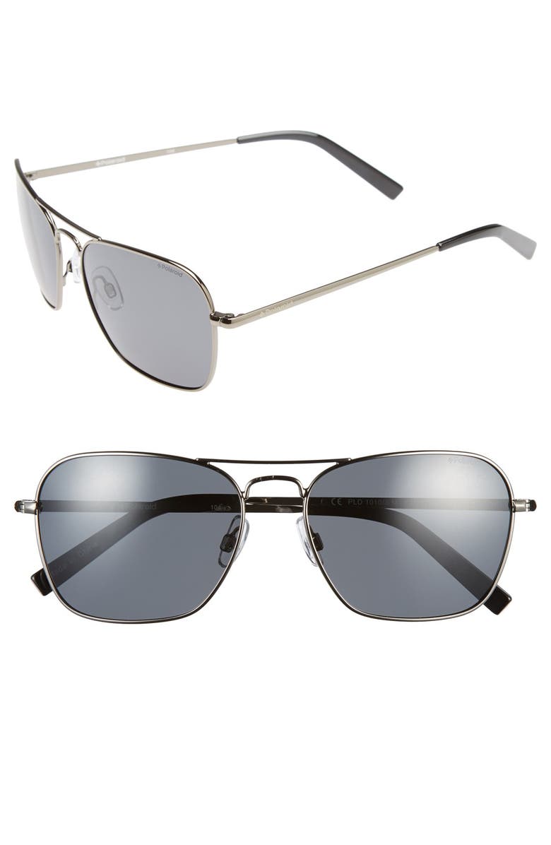 Polaroid Eyewear 1010sm 57mm Polarized Navigator Sunglasses Nordstrom