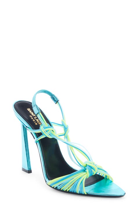 Women's Blue/Green Ultra High Heel Sandals | Nordstrom