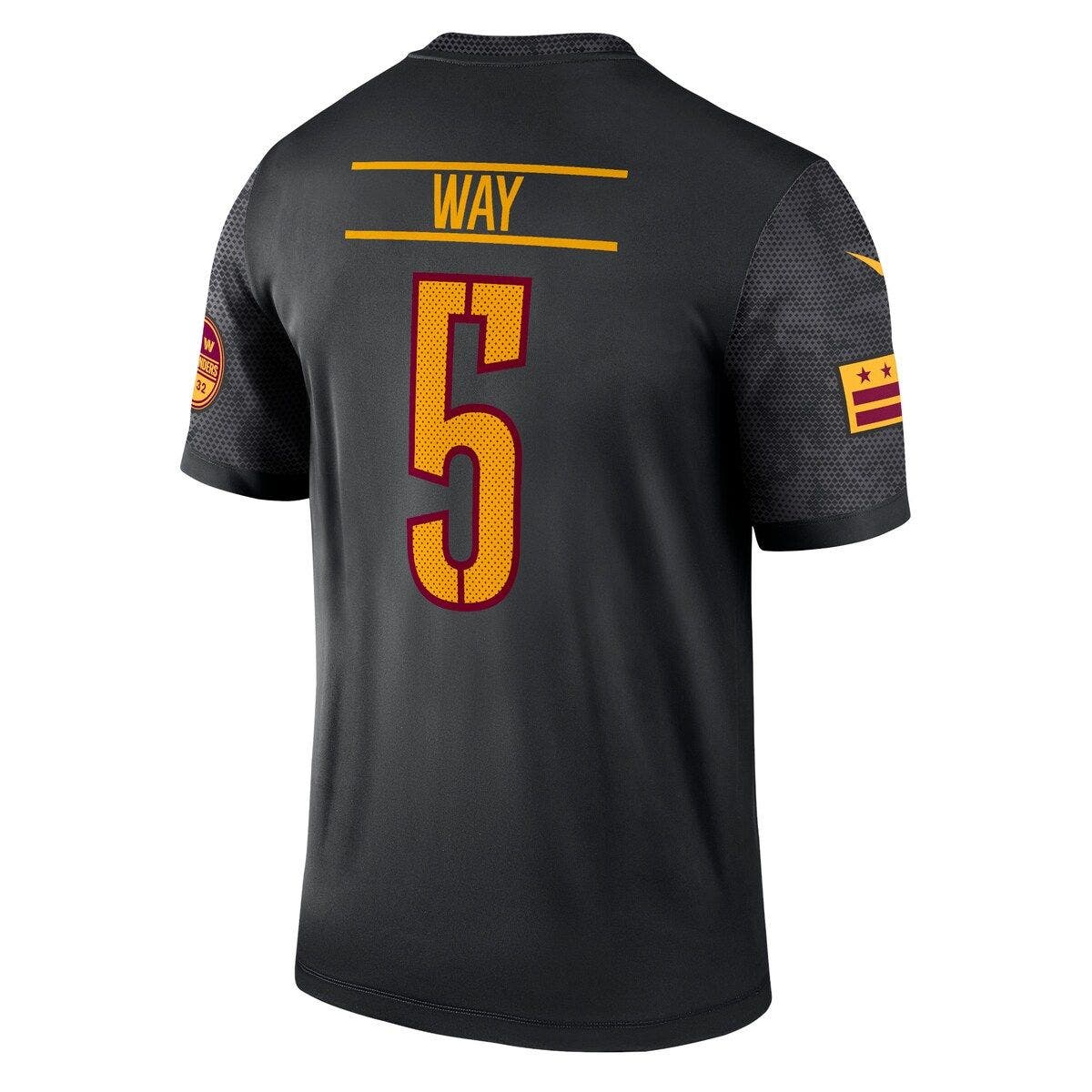Nike Men's Nike Tress Way Black Washington Commanders Alternate Legend ...