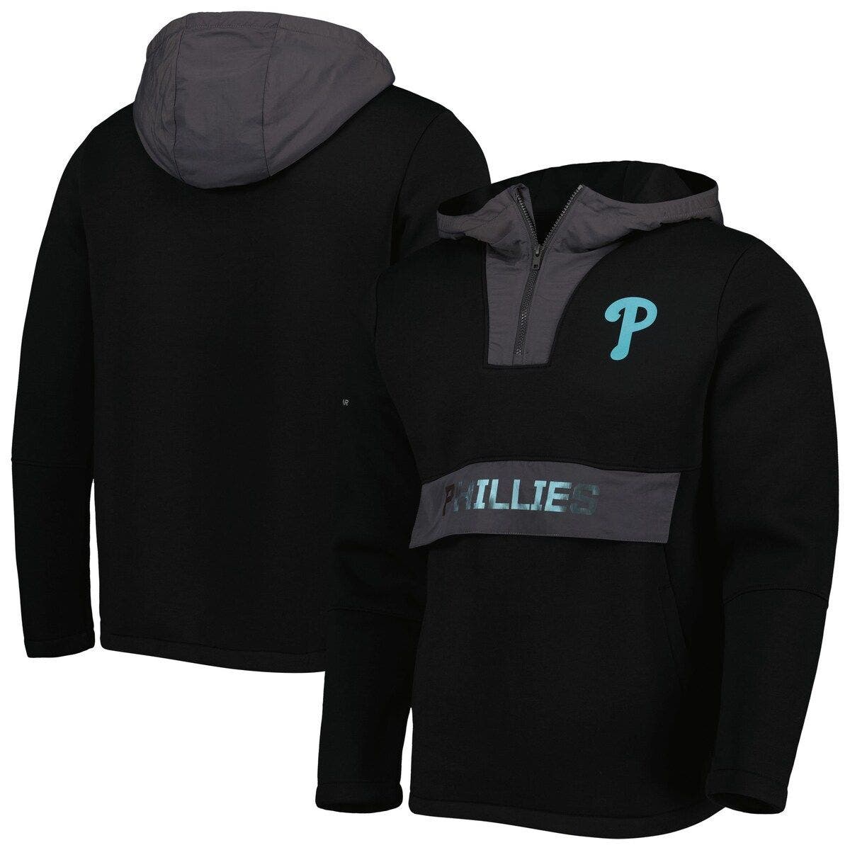 LEVELWEAR Men's Levelwear Black Philadelphia Phillies Ruckus Quarter ...