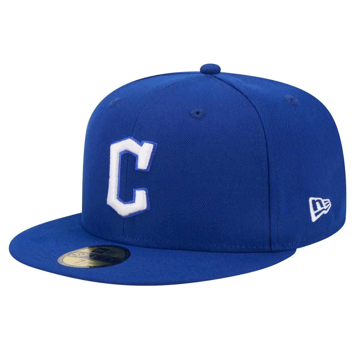 New Era Men's New Era Royal Cleveland Guardians White Logo 59FIFTY ...