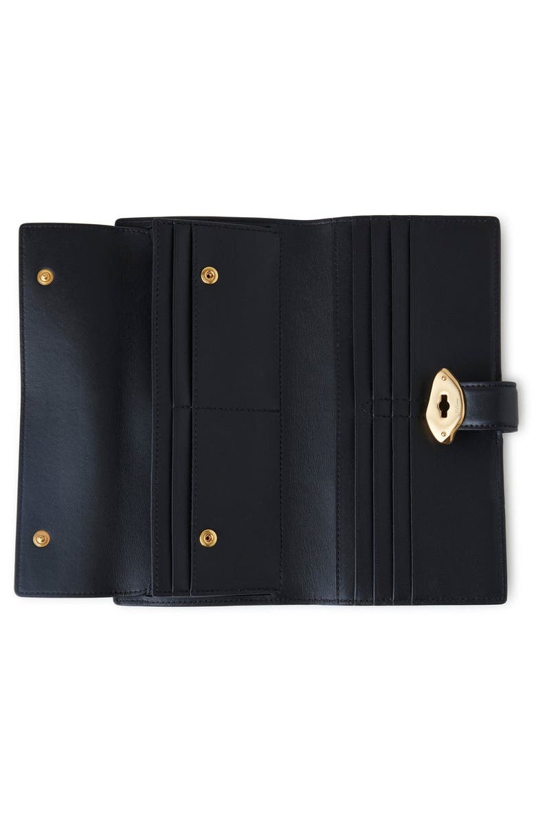 Mulberry Lana Long High Gloss Leather Bifold Wallet | Nordstrom