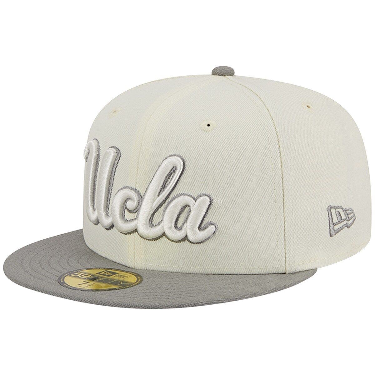 New Era Men's New Era Stone/Gray UCLA Bruins Chrome & Concrete 59FIFTY ...