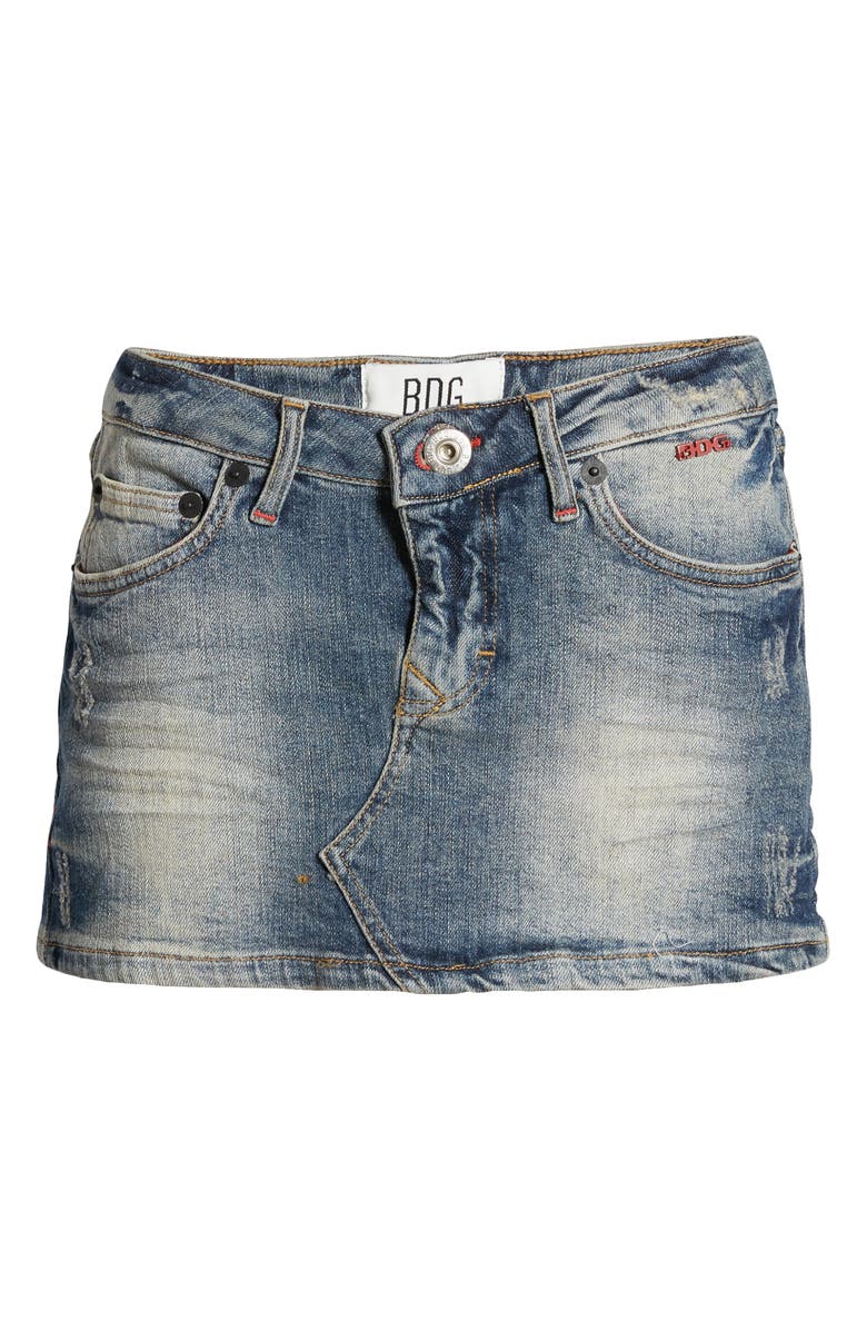 BDG Urban Outfitters Stretch Denim Ultra Miniskirt | Nordstrom