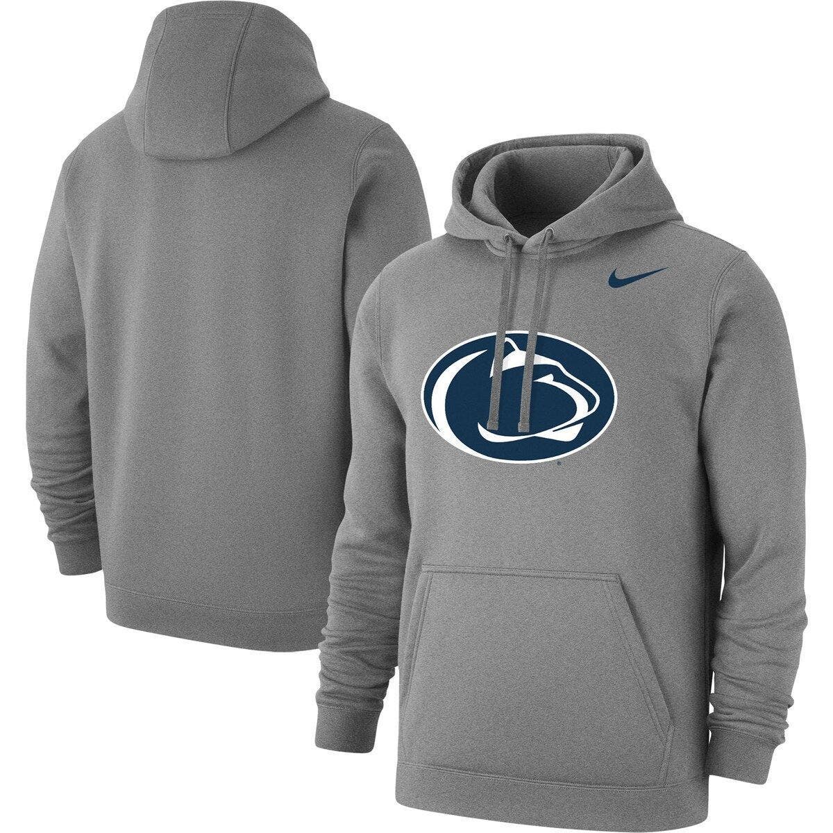 Nike Men's Nike Heathered Gray Penn State Nittany Lions Primary Logo ...