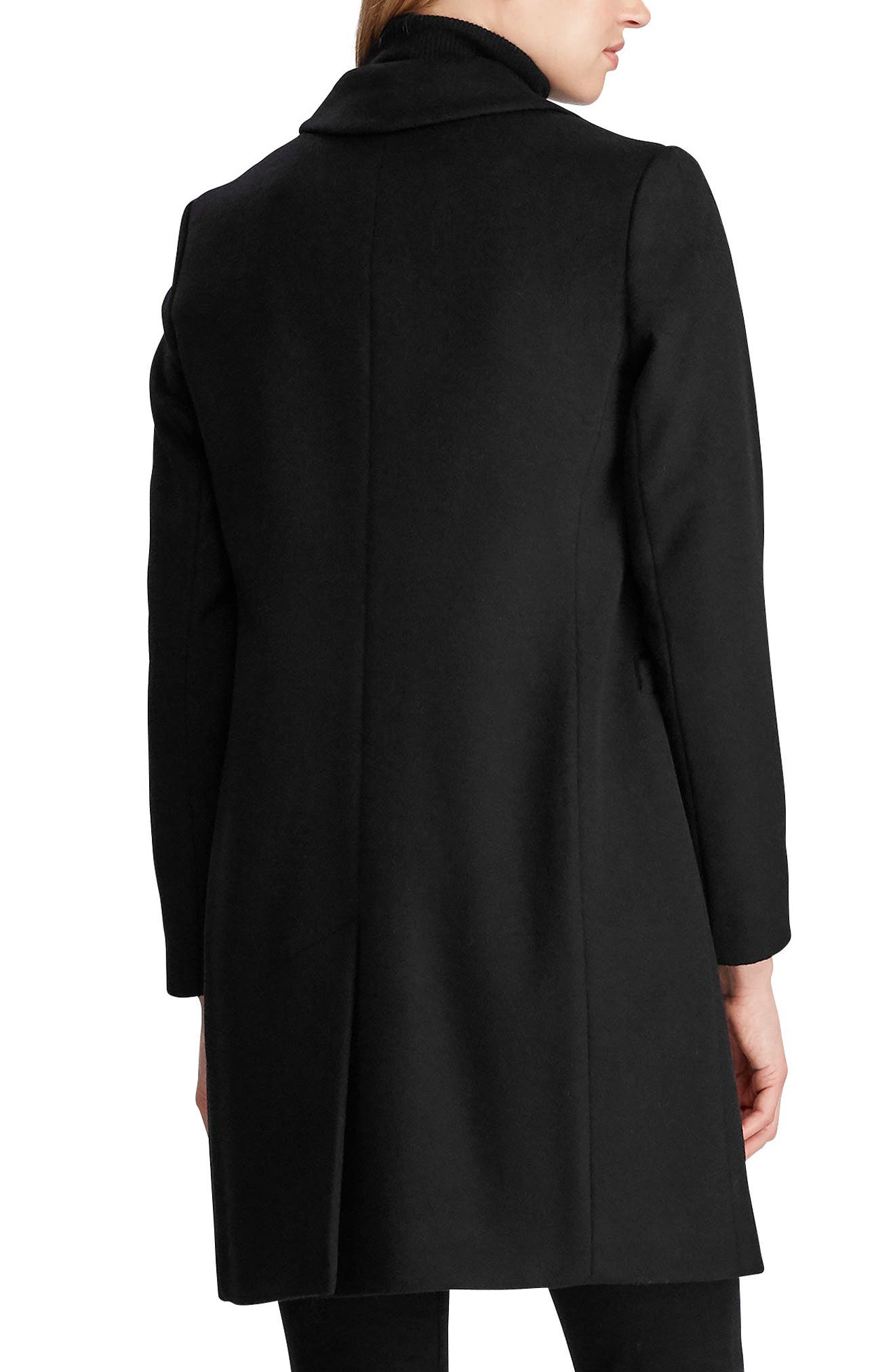 Lauren Ralph Lauren Wool Blend Reefer Coat | Nordstrom